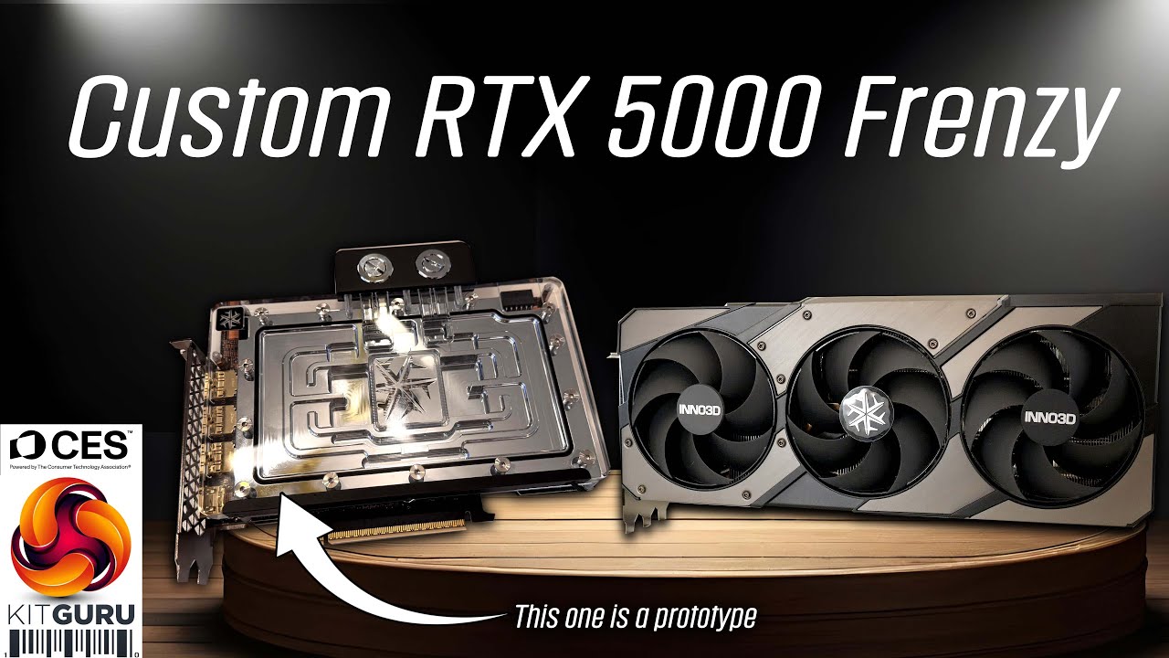 CES 2025: INNO3D RTX 5000 series GPUs