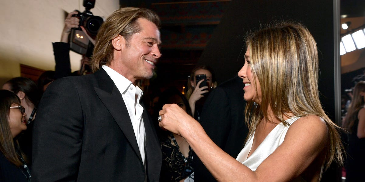 Jennifer Aniston and Brad Pitt Actually Reunited Long Before the 2020 ...