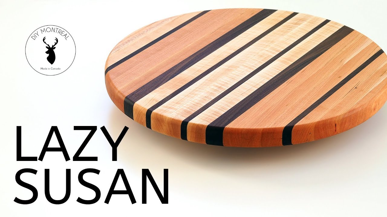 I built a wooden lazy Susan in an hour!