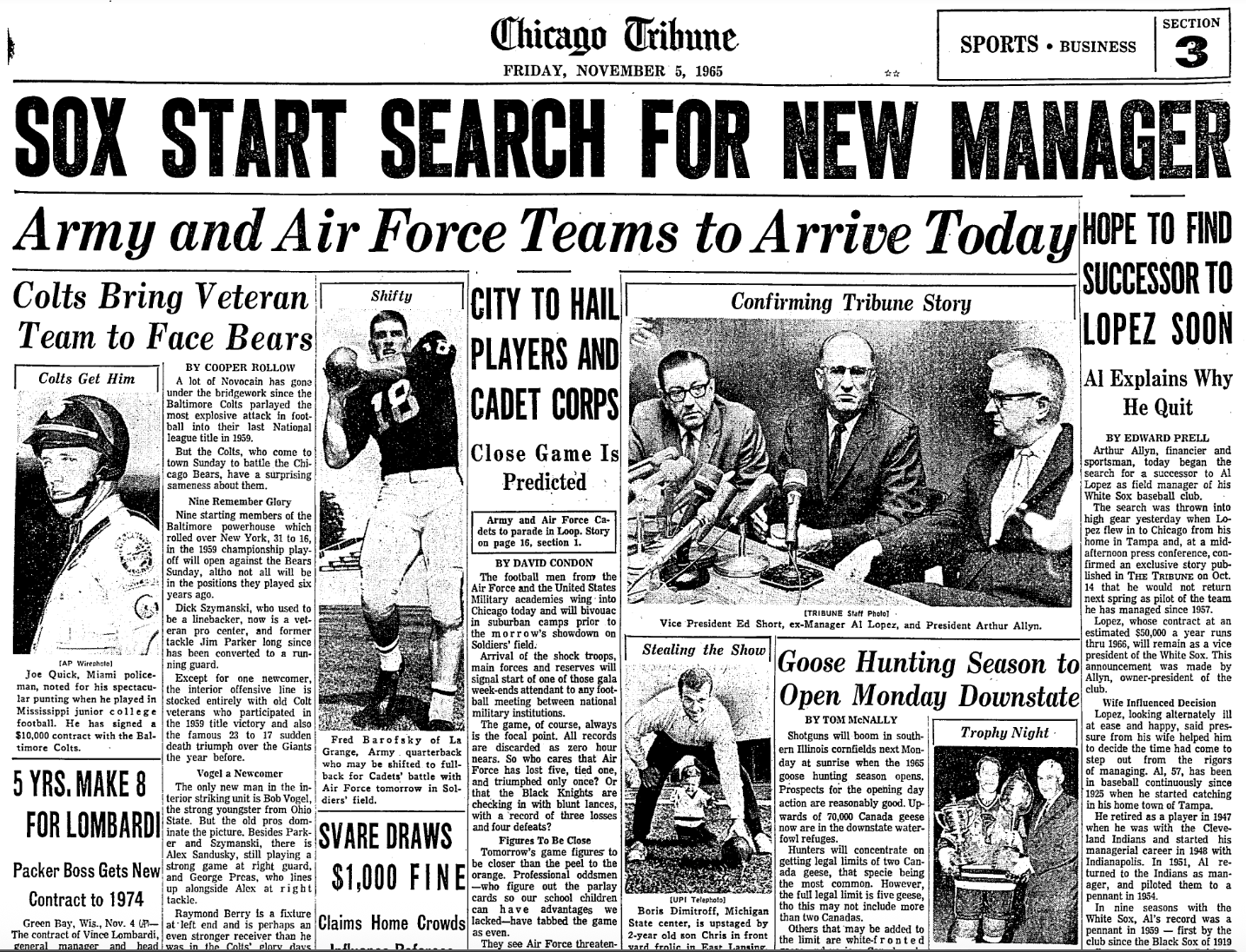 Today in White Sox History: November 4