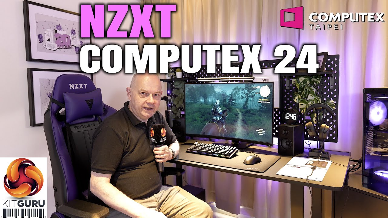 Computex 2024: NZXT - H7 cases, fans, coolers and PSUs