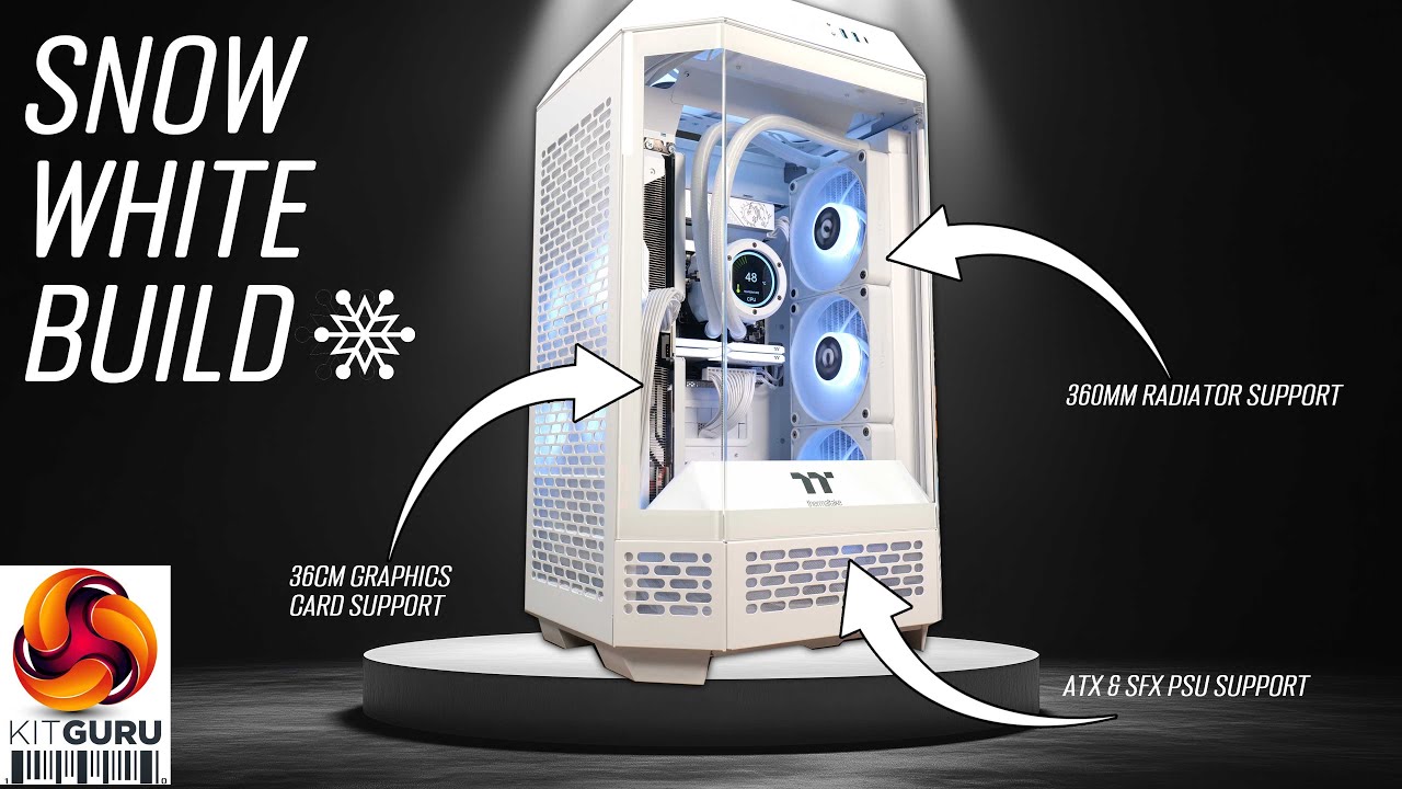 Thermaltake The Tower 250 Snow Edition build