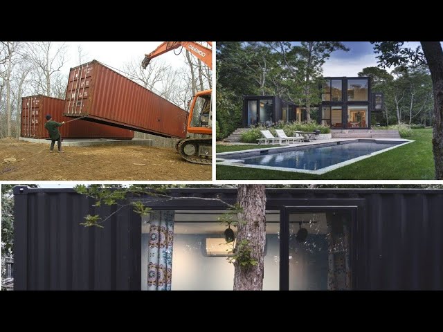 A modular container house installed in just 2 days