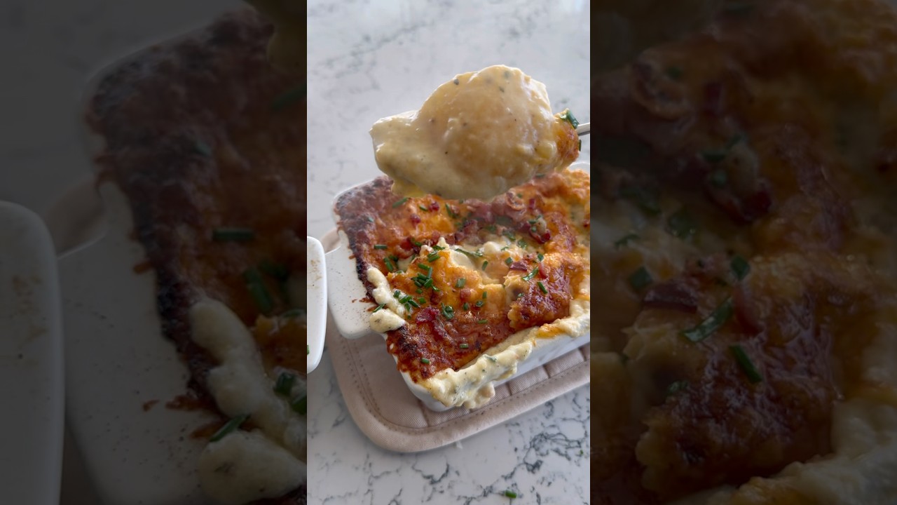 Making the viral loaded potato soup recipe