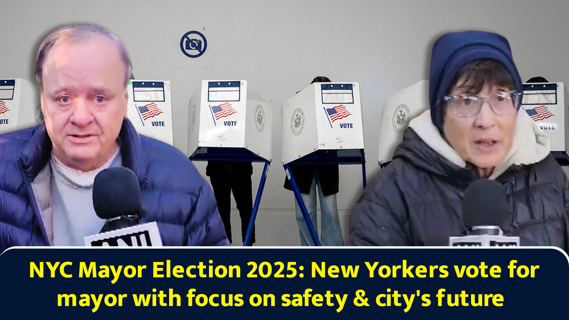 NYC Mayor Election 2025: New Yorkers vote for mayor with focus on ...