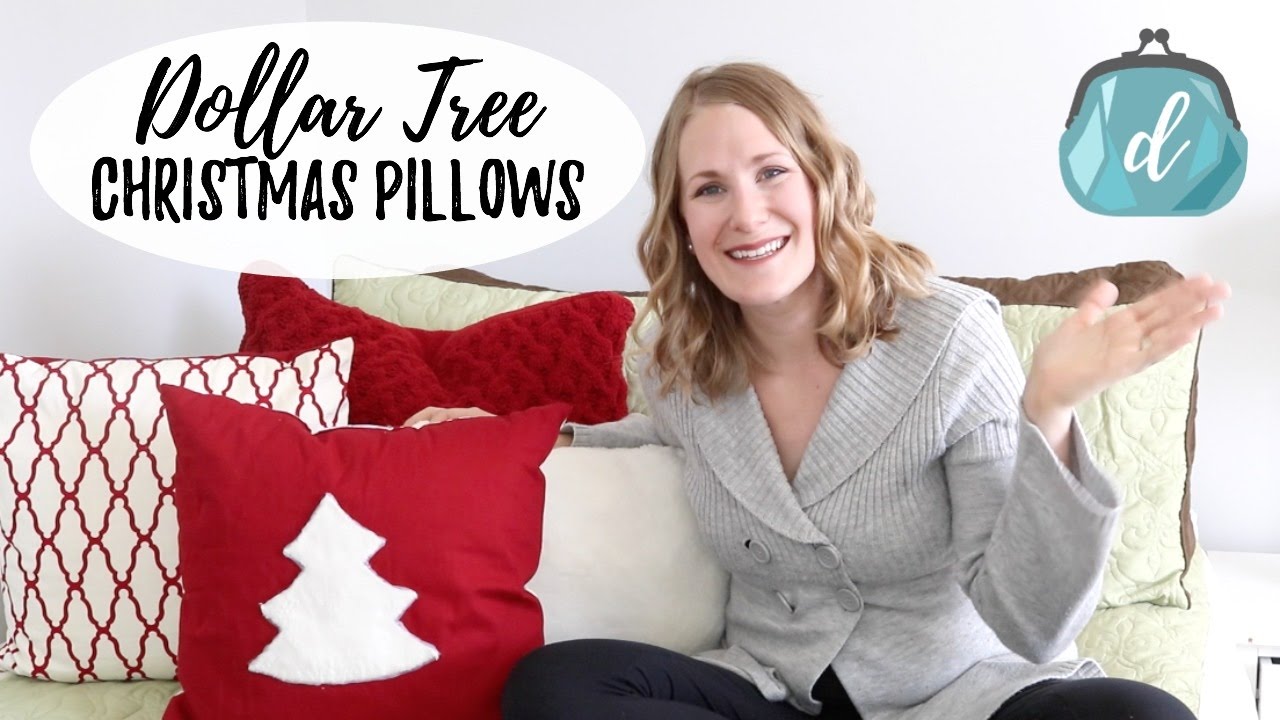 Dollar Tree DIY 🎄 Christmas pillows