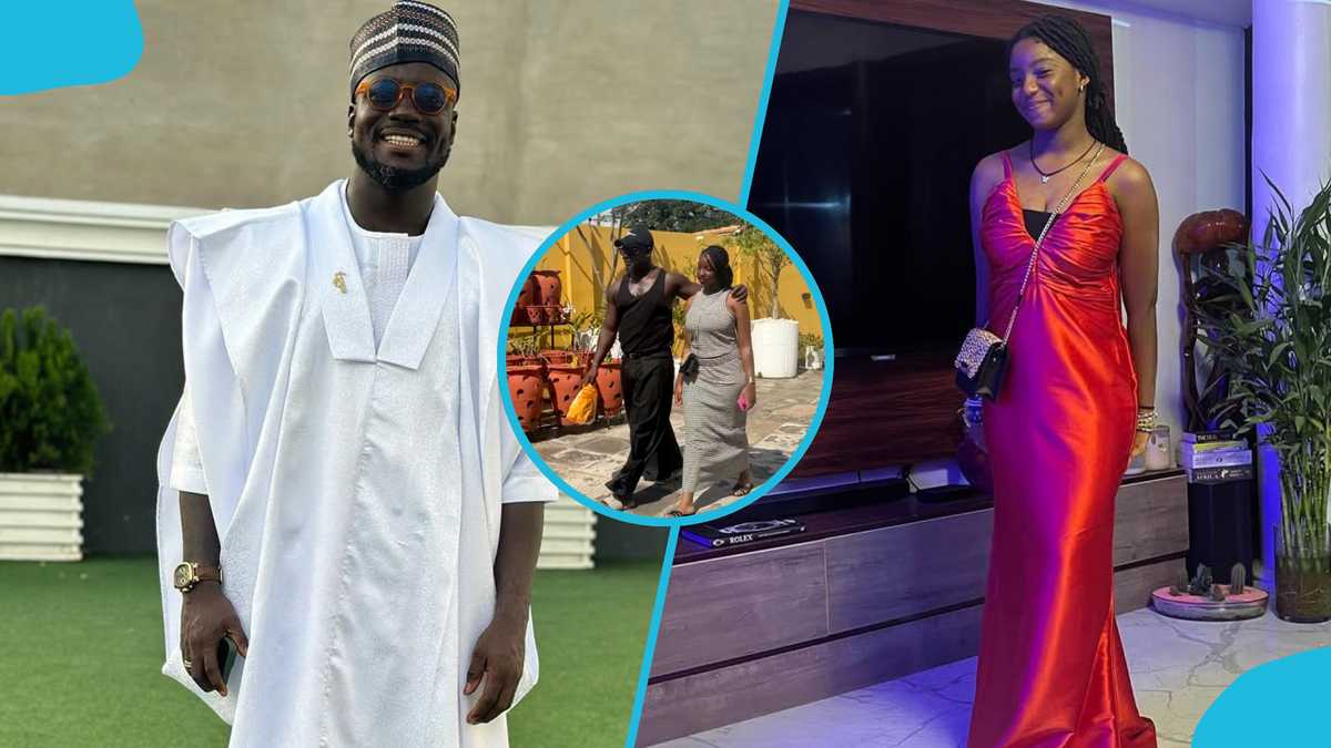 Stephen Appiah shows off his grown-up daughter as they step out in ...