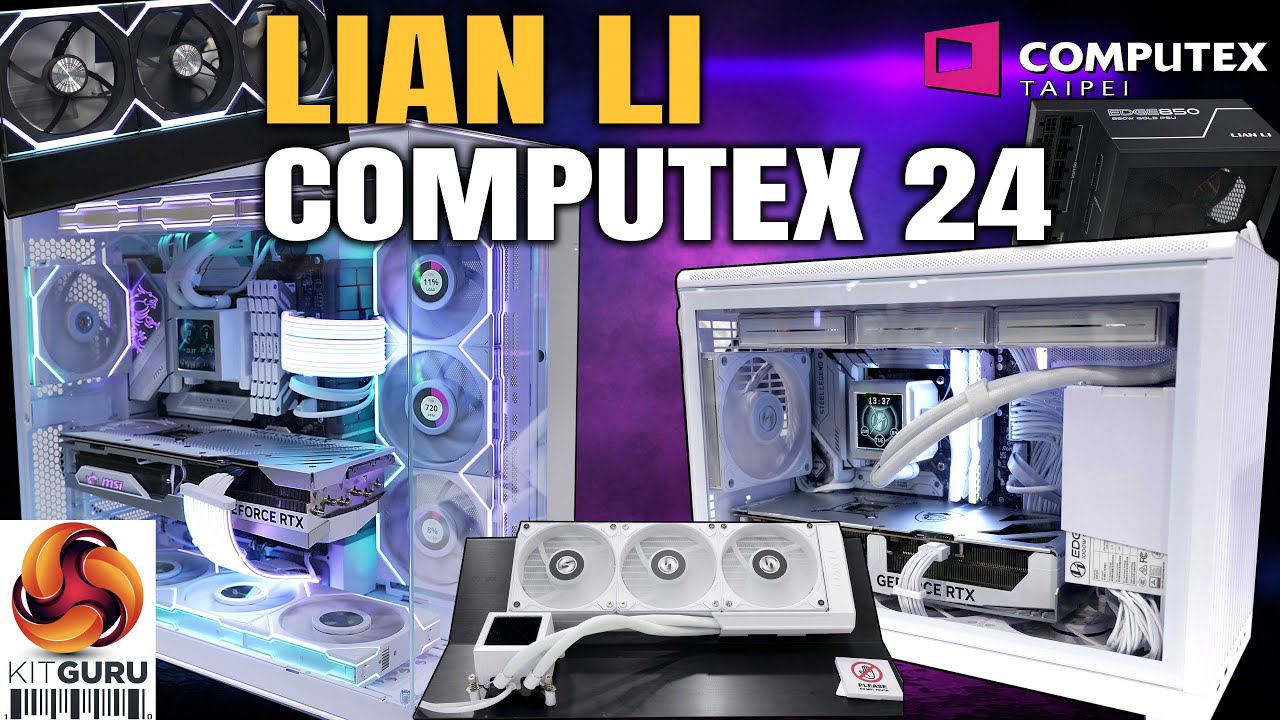 Computex 2024: LIAN LI - Cases, Coolers, and New PSU Designs