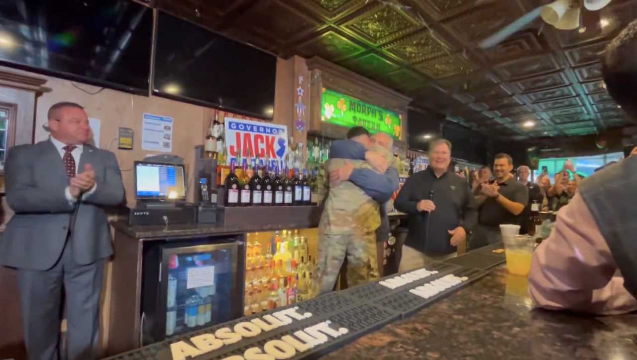VIDEO: Ciattarelli's Son Surprises Him At NJ Tavern On Election Eve