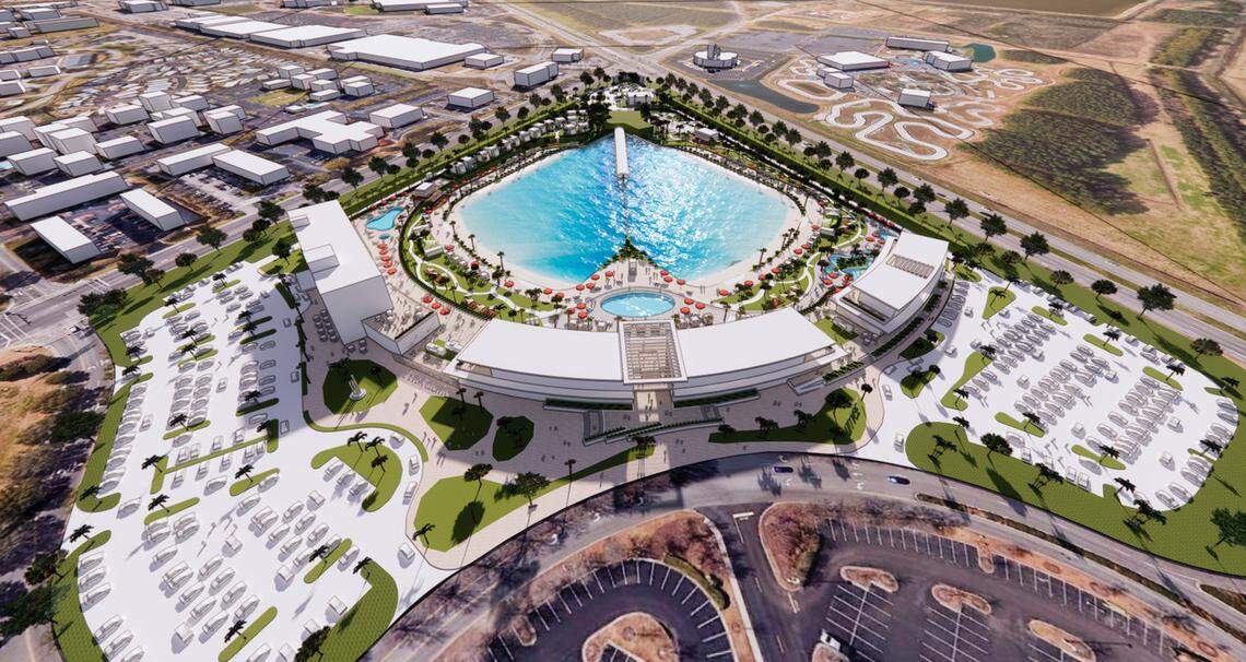 New surf resort planned for Broadway at the Beach. Here are the details