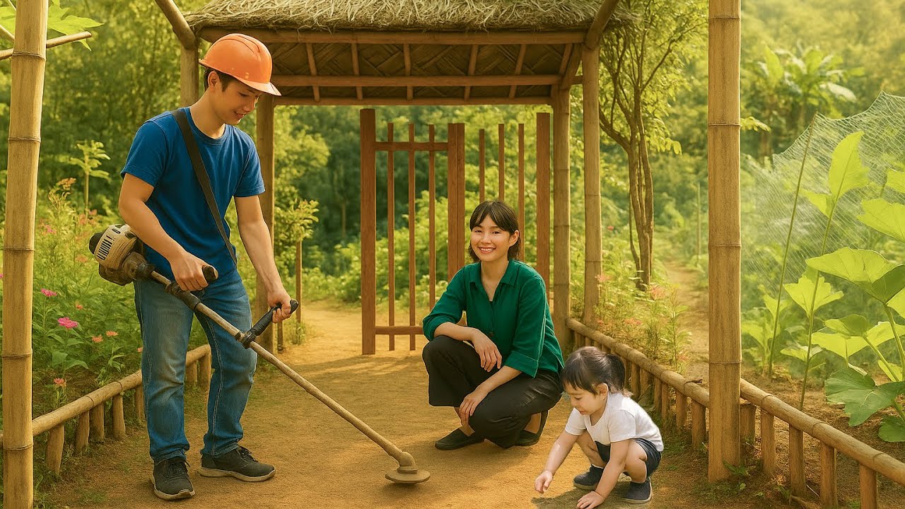 Transformasi pagar bambu di pertanian saya