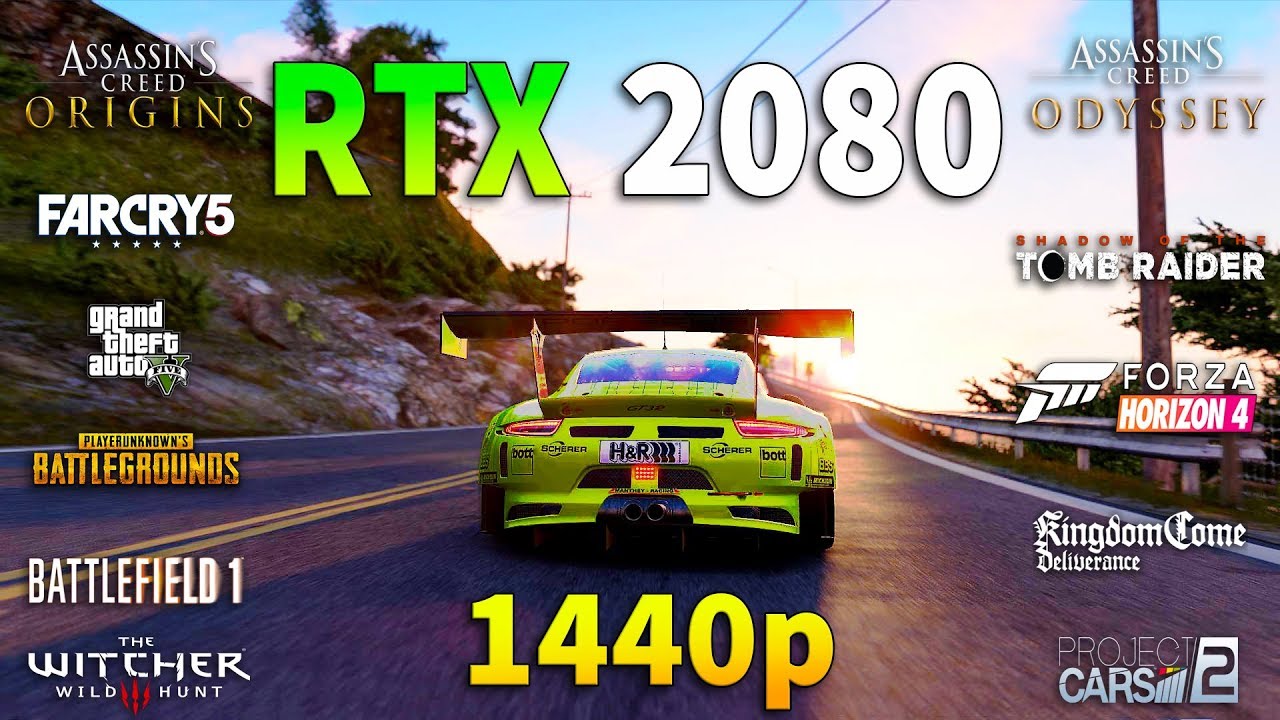 GeForce RTX 2080 Test 11 Games in 1440p