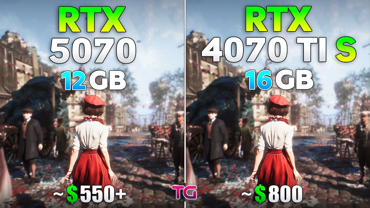 RTX 5070 vs RTX 4070 Ti Super - Test in 10 games