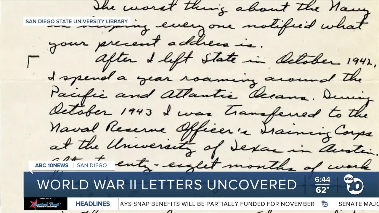 World War II letters uncovered