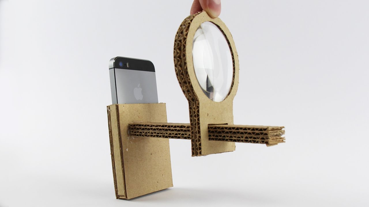DIY smartphone projector: Transform your flashlight with cardboard & a ...