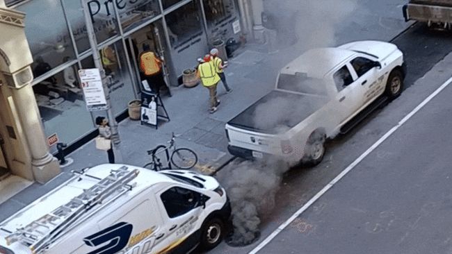 Thick Black Smoke Rises From NYC Manhole Following Reported Sounds of ...