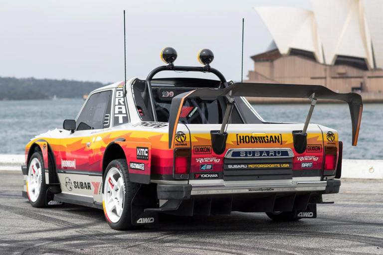 Travis Pastrana and Hoonigan Built an Insane 670-HP Subaru Brat for a New Gymkhana Film