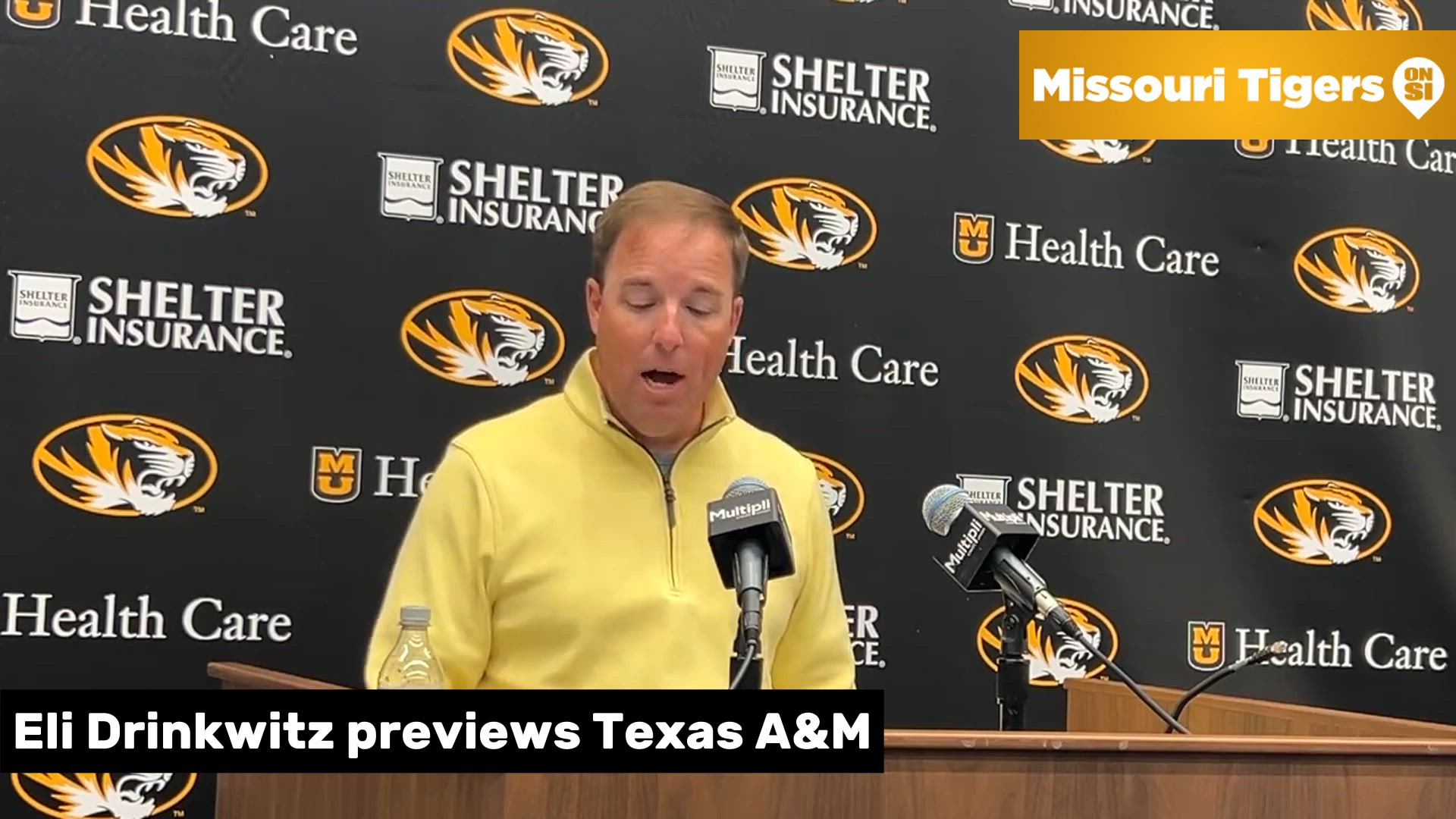 Eli Drinkwitz previews Texas A&M