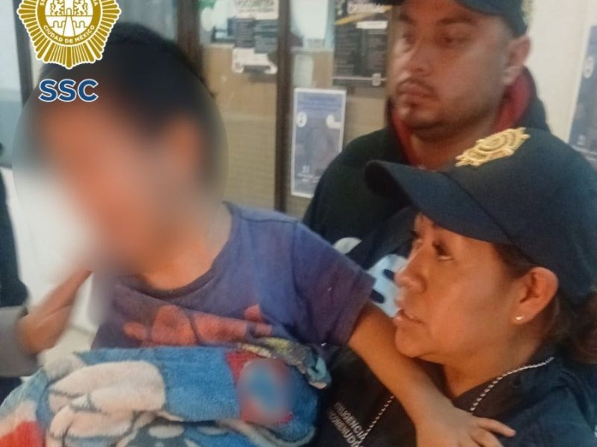 Ponen a salvo a menor de 3 años abandonado en casa de Iztapalapa