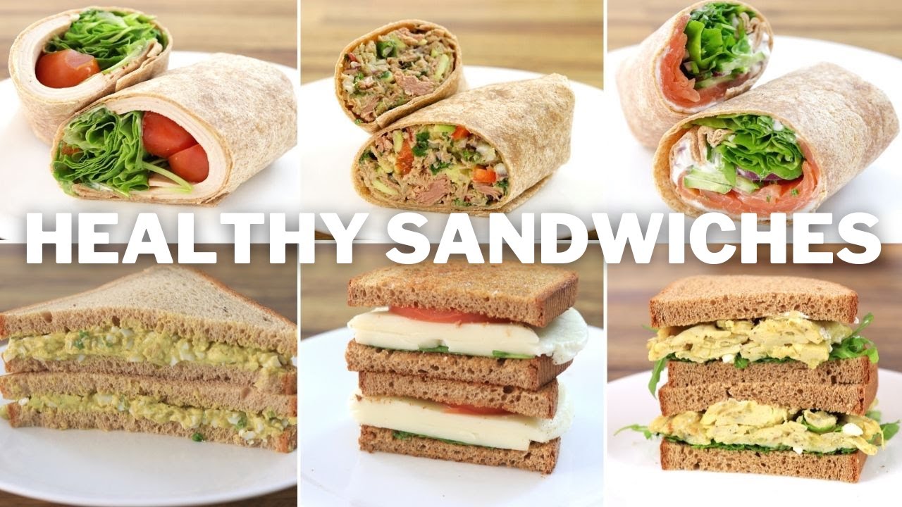 8 Delicious Healthy Sandwich & Wrap Recipes