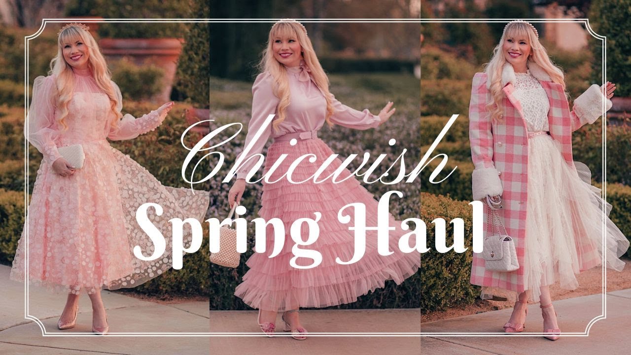 Chicwish Spring Haul & Honest Try-On Review | Feminine Skirts and Dresses