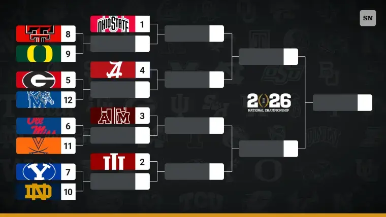 College Football Playoff rankings: Updated 12-team bracket revealed in ...