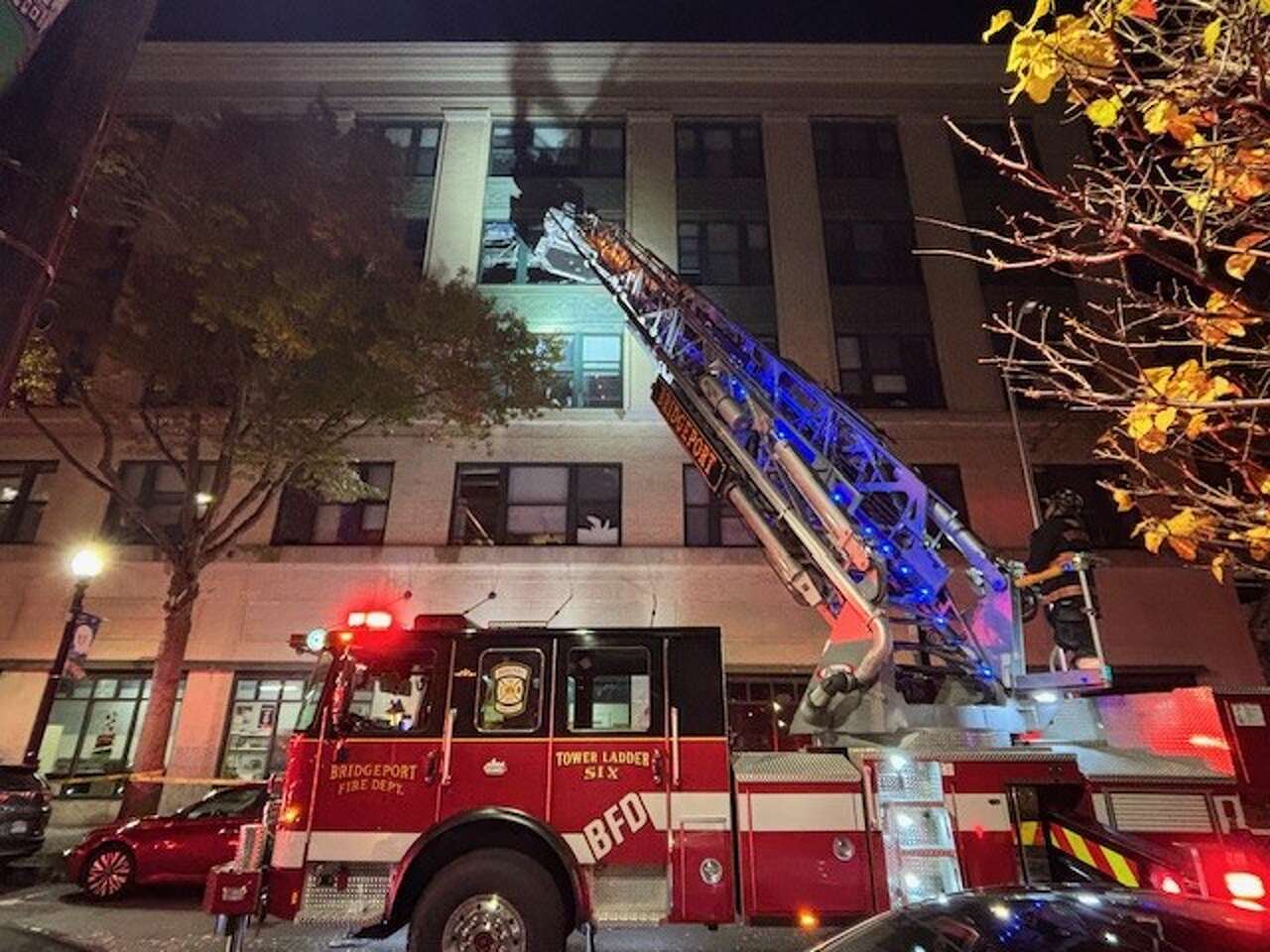 One person displaced after Bridgeport fire in Broad Street building ...
