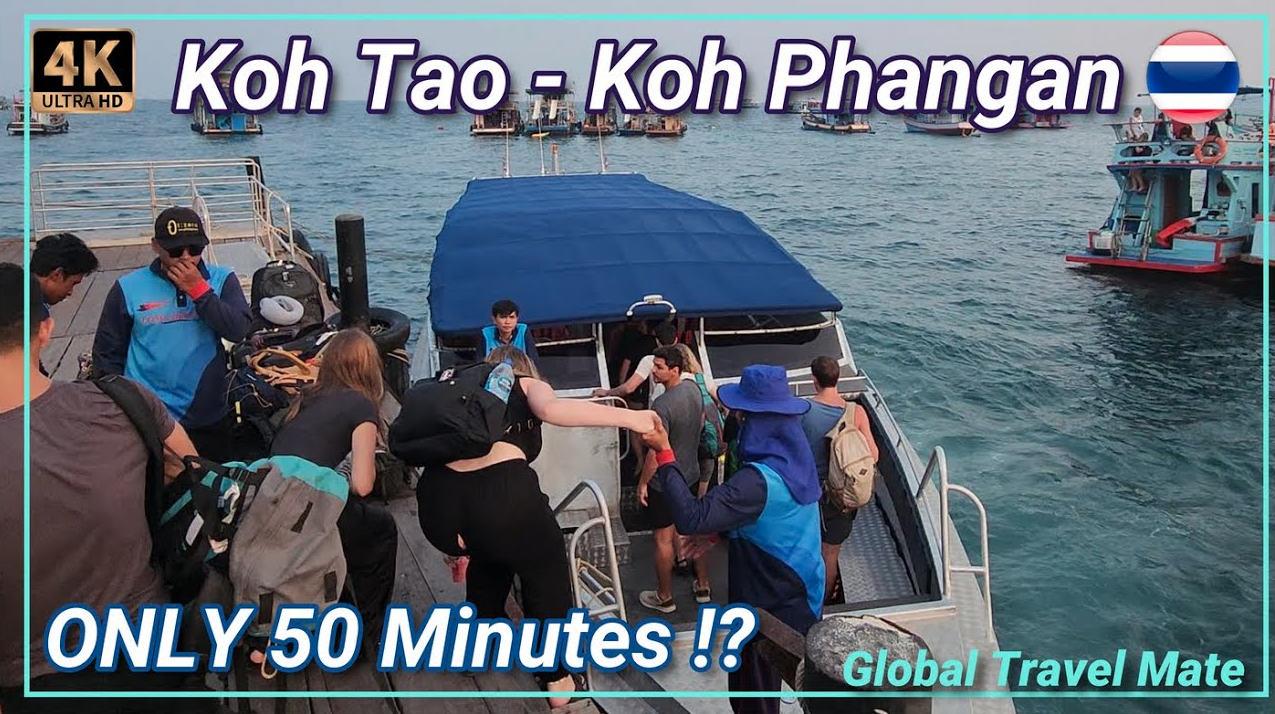 Koh Tao to Koh Phangan: Quickest Ride by Speed Boat 🇹🇭 Thailand