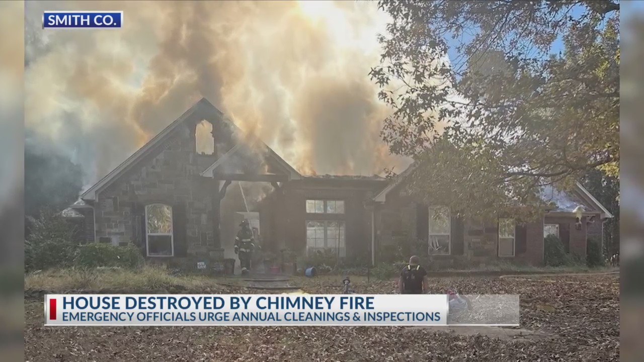 Lindale home a total loss after chimney fire