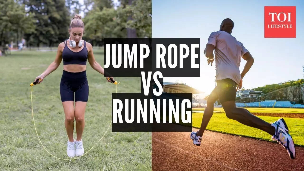 Jumping rope vs running: Which is more efficient for a 10-minute ...