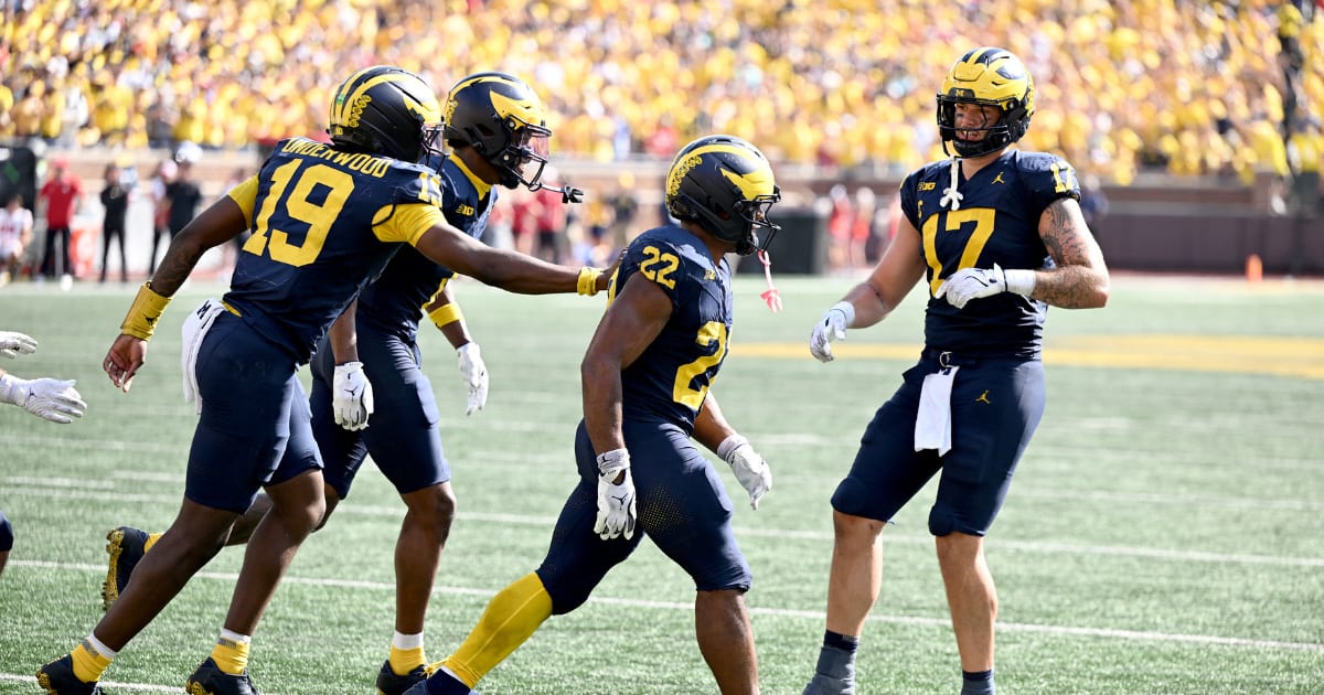 First College Football Playoff rankings have Michigan football at No. 21