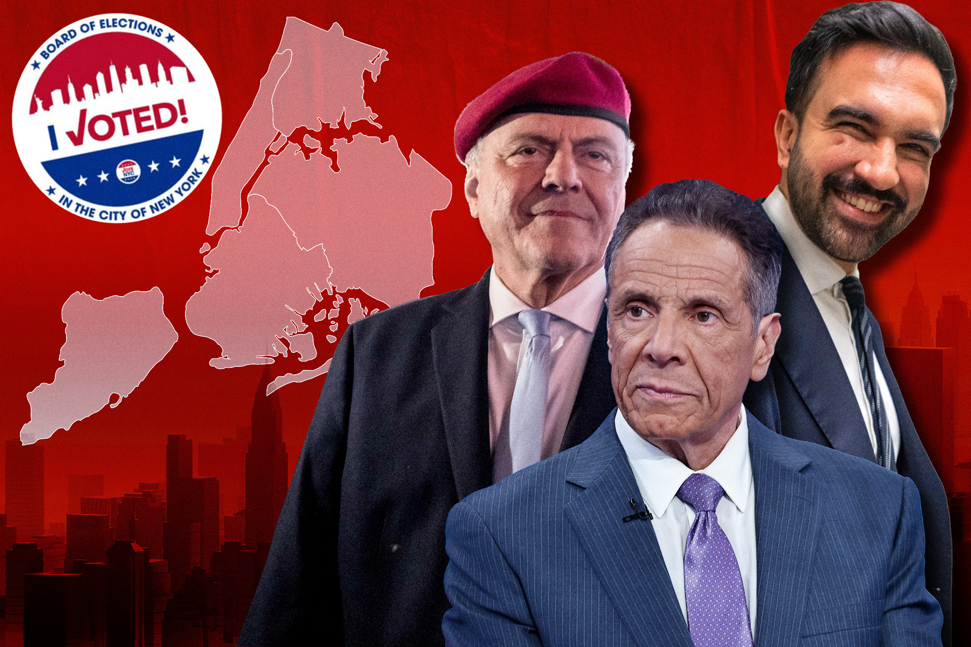 NYC mayoral election results live map: See if Zohran Mamdani or Andrew ...