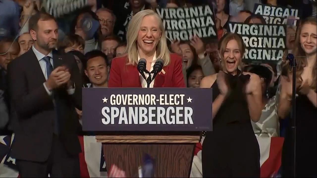 Democrat Abigail Spanberger elected Virginia’s first female governor