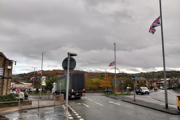 Resident calls for removal of 50 Union flags tracing a route through town