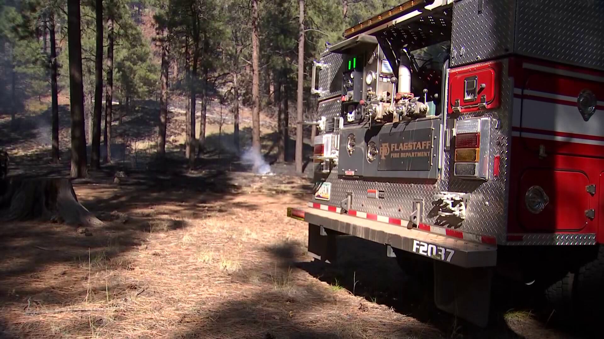 Flagstaff firefighters explain why fall prescribed burns are necessary