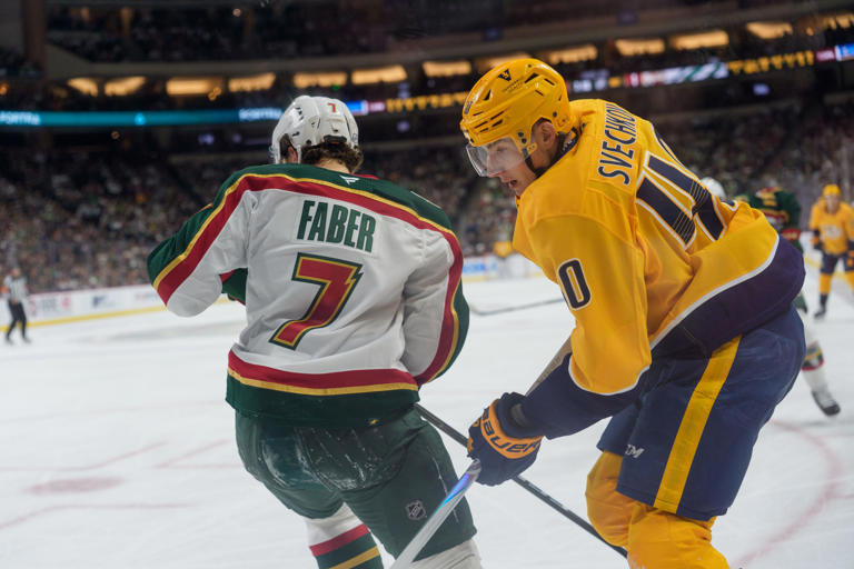 Nashville Predators trail Minnesota Wild 2-1 in 2nd, live updates, how ...