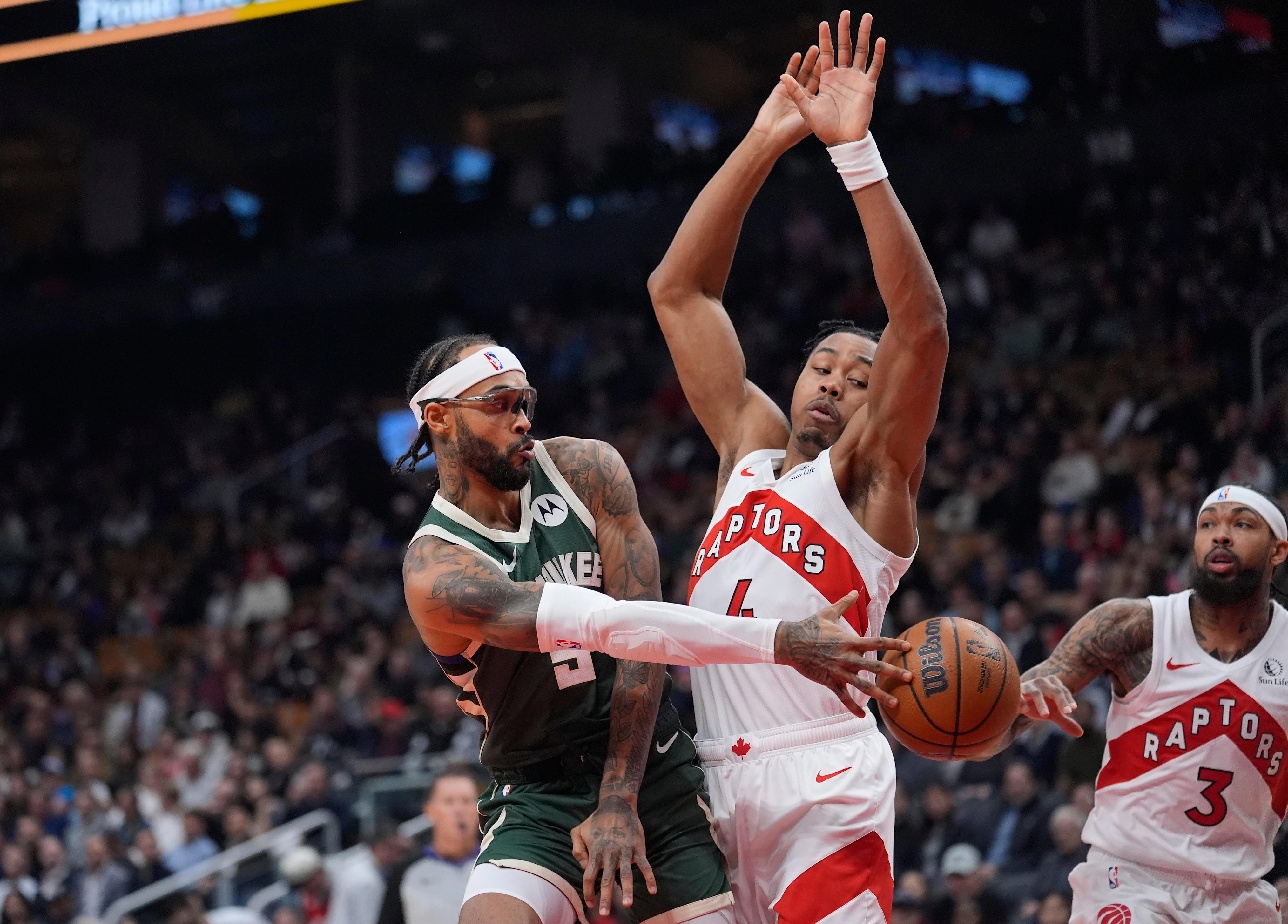 Bucks go cold, fall to Raptors 128-100 on second night of a back-to-back