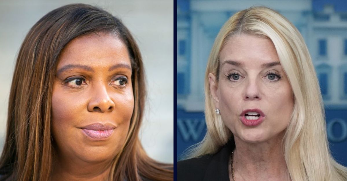 Bondi's DOJ oddly tried to 'impound' its latest Letitia James grand ...