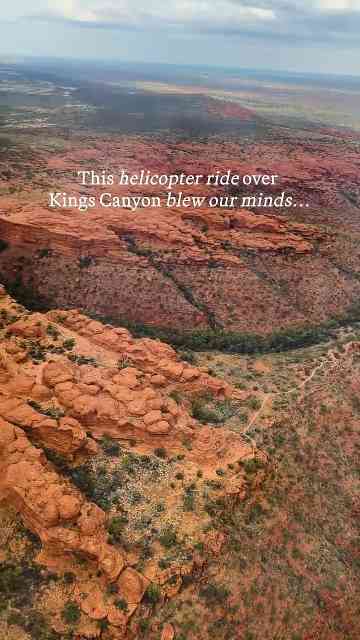 This helicopter ride over Kings Canyon blew our minds 🚁