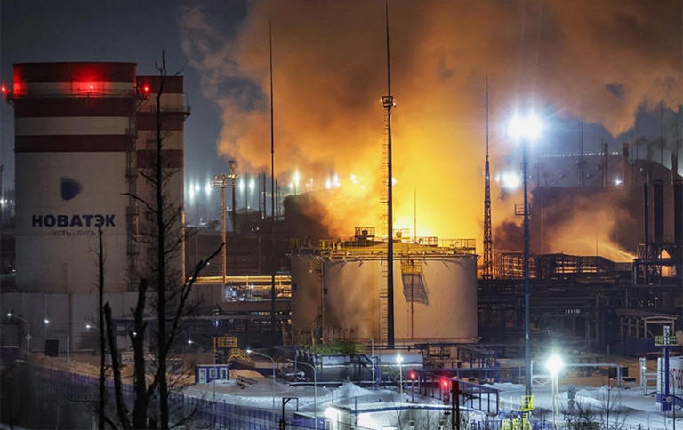 Ukrainian drones strike Lukoil refinery in Russia's Nizhny Novgorod ...