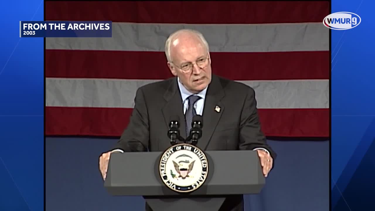 From the archives: 2003 report about Dick Cheney speaking to NH ...