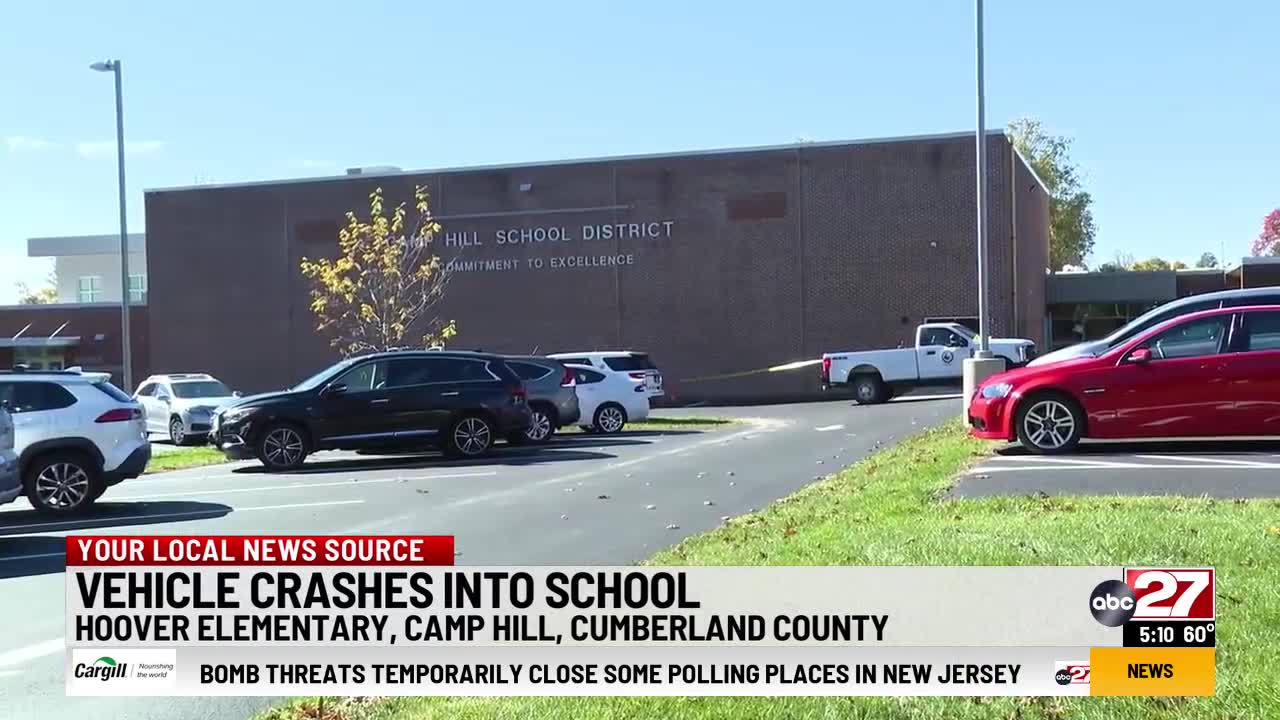 Vehicle crashes into local elementary school