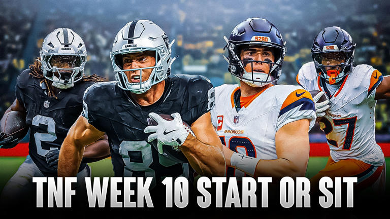 Raiders-Broncos Fantasy Football Week 10 Start ‘Em, Sit ‘Em