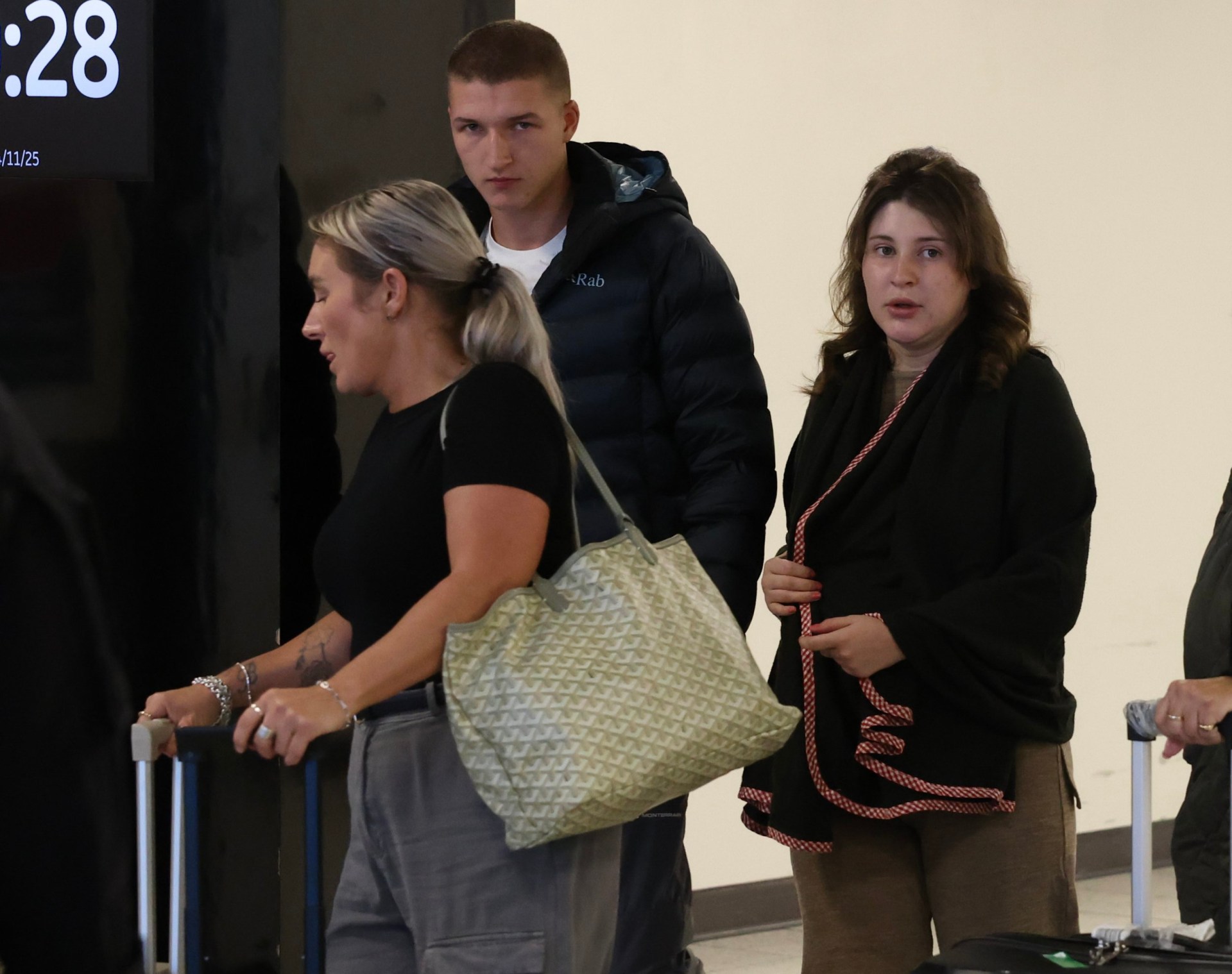 Pregnant 'drugs mule' Bella Culley arrives in the UK