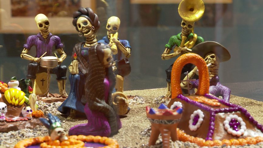 Dia de Muertos Day of the Dead exhibition on display at National Museum ...