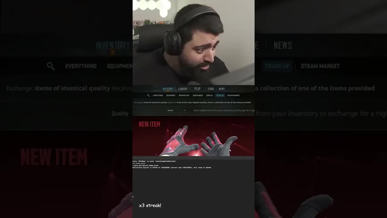 CS streamer Furiousss spent just $750 and traded up to $40,000 gloves # ...