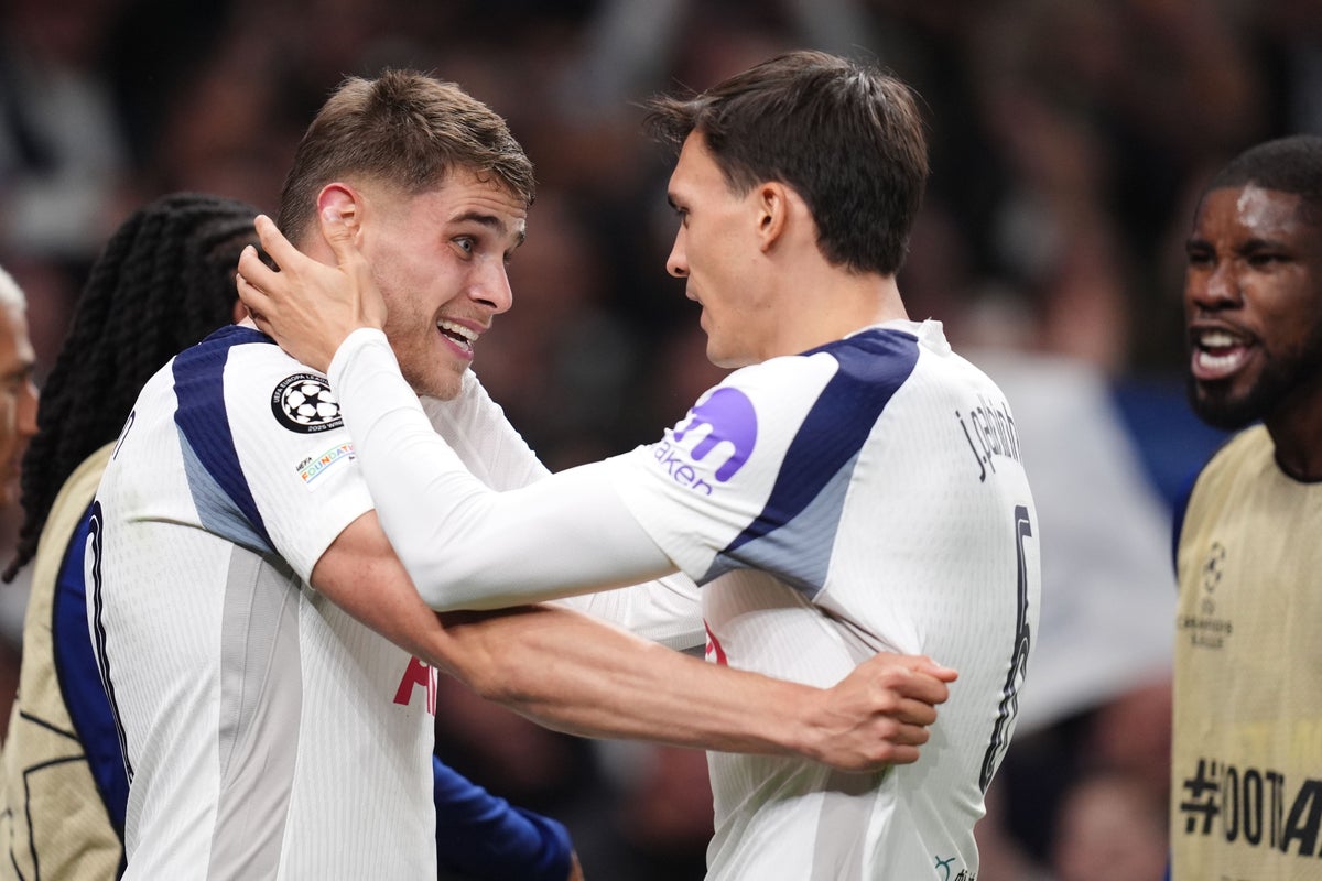Micky van de Ven stunner lights up Tottenham’s Champions League victory