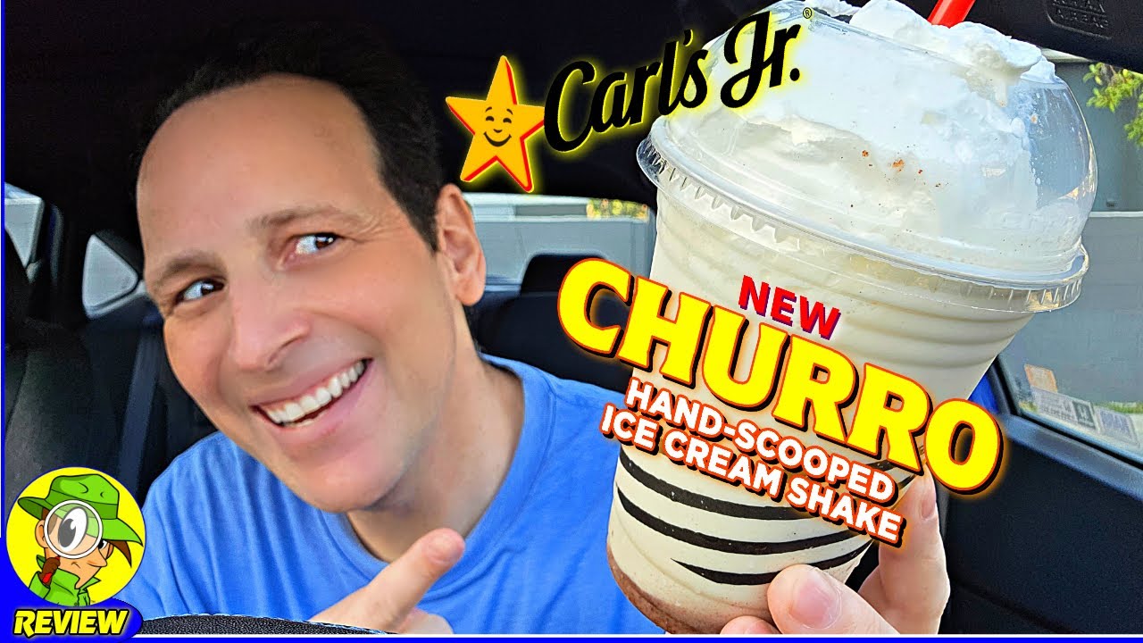 First Time Trying Carl’s Jr. Churro Hand-Scooped Ice Cream Shake