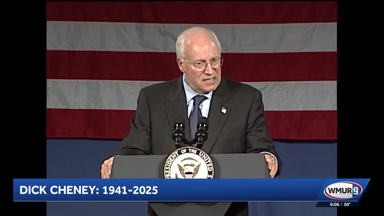 Cheney visited New Hampshire as he briefly considered presidential run