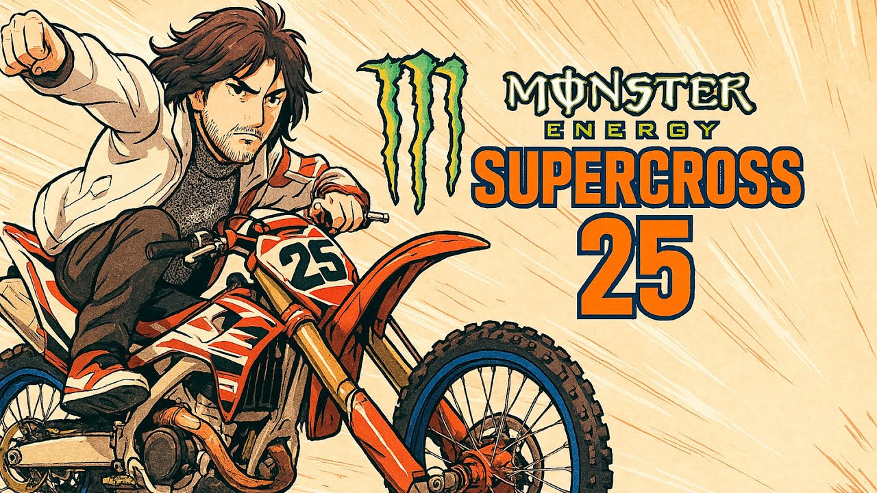 Monster Energy Supercross 25 surcando los aires con la moto #review # ...